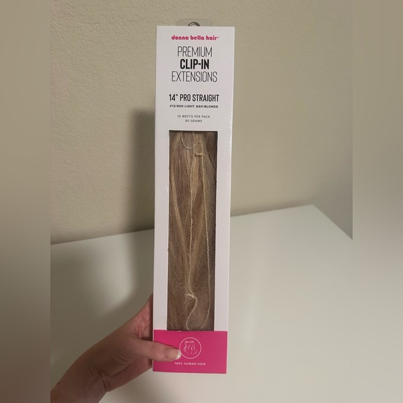 donna bella hair | Accessories | Premium Clipin Extensions Light Brown ...